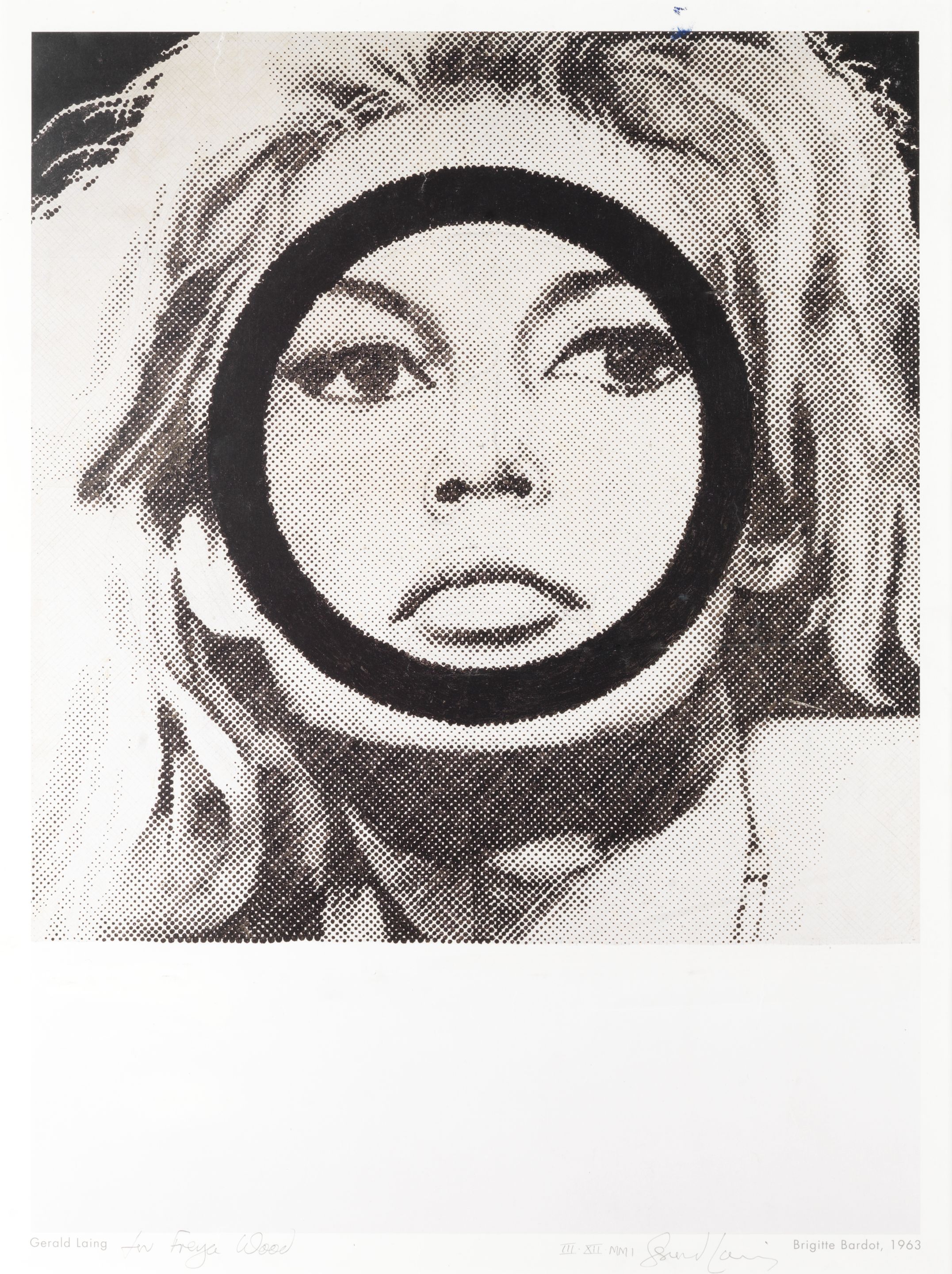 Bonhams : Gerald Laing (British, 1936-2011) Bridget Bardot Offset ...