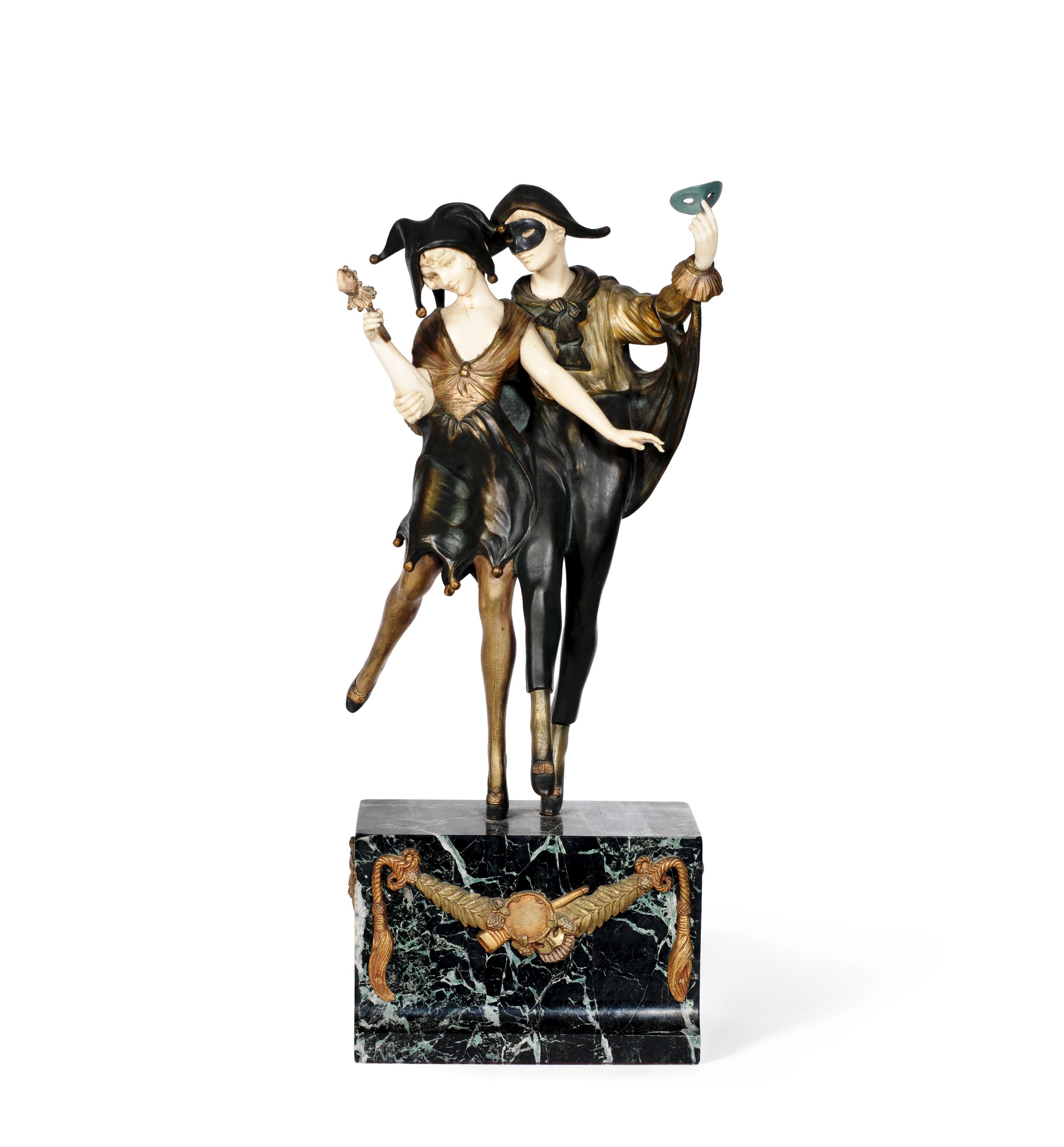 Bonhams : Andre Gilbert (French, active 1920s) 'Seduction' A Patinated ...