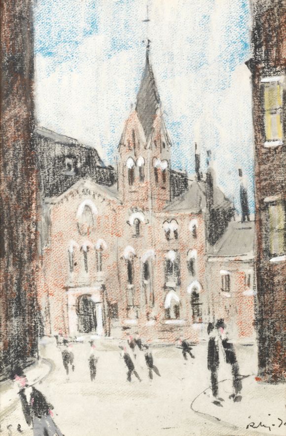 Bonhams : Harold Riley (British, born 1934), and Laurence Stephen Lowry ...