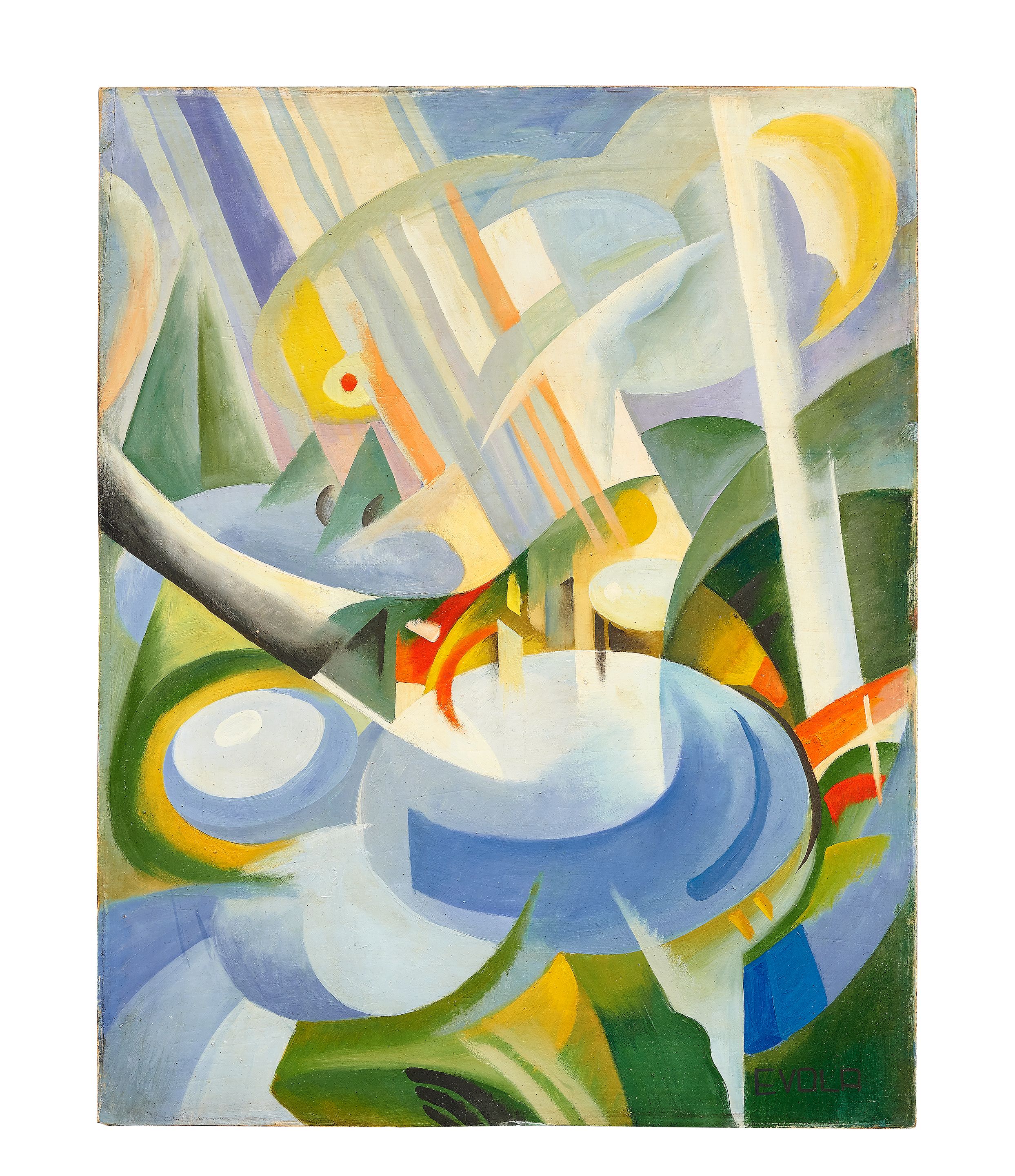 Bonhams : GIULIO (JULIUS) EVOLA (1898-1974) Senza titolo (Painted circa ...