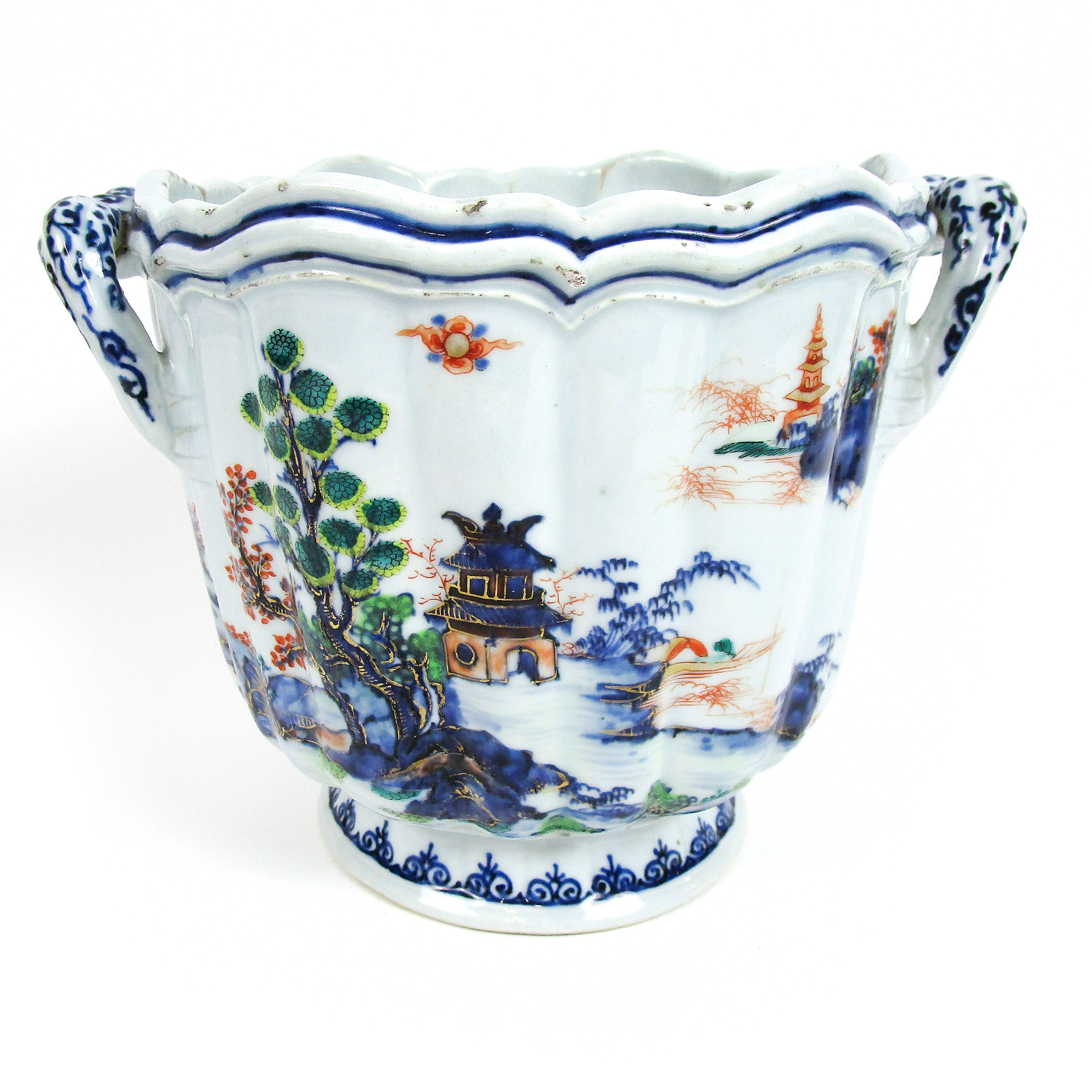 Bonhams : An Imari pattern ice pail 18th century
