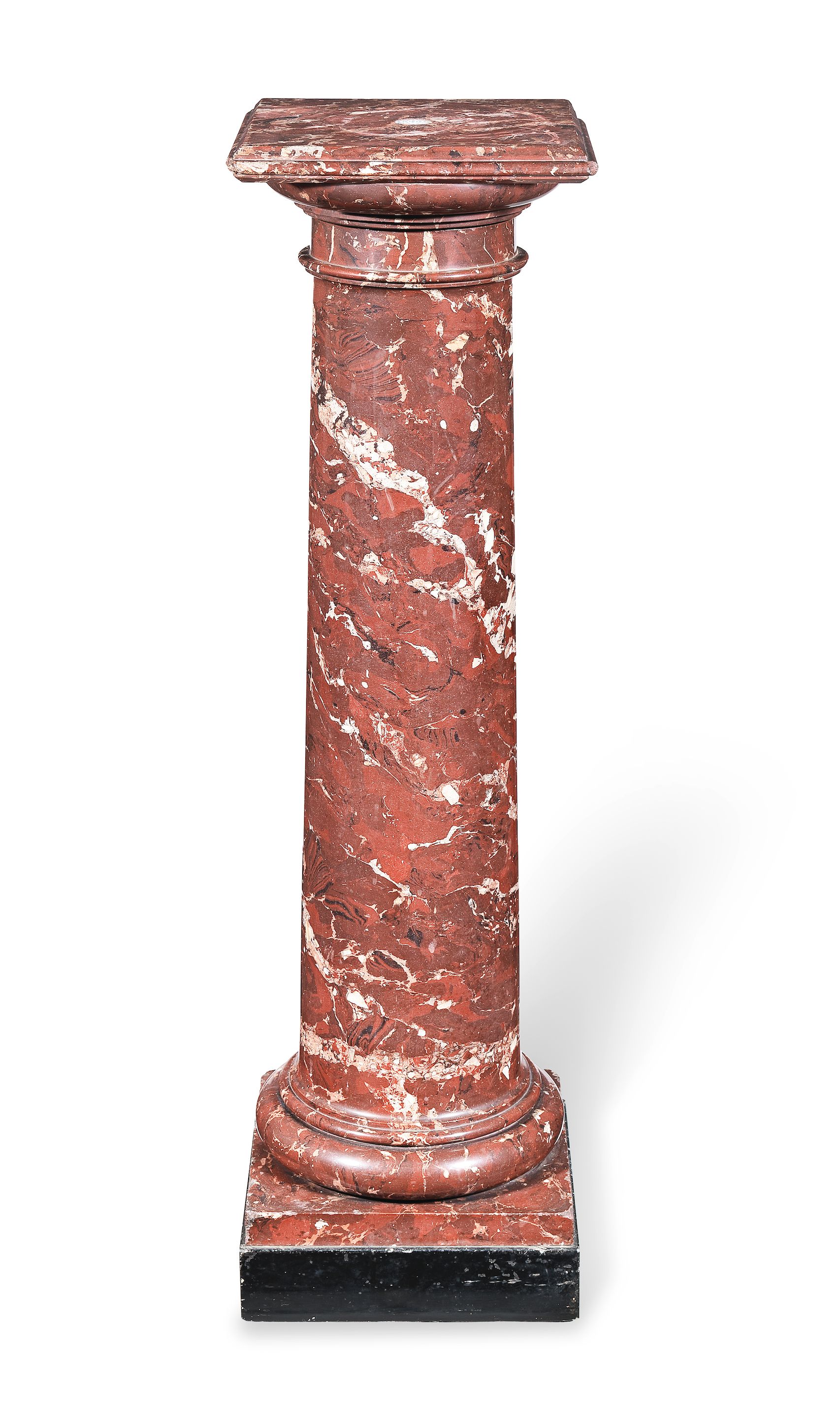 Bonhams : A late 19th century scagliola column Made by Bellman & Ivey