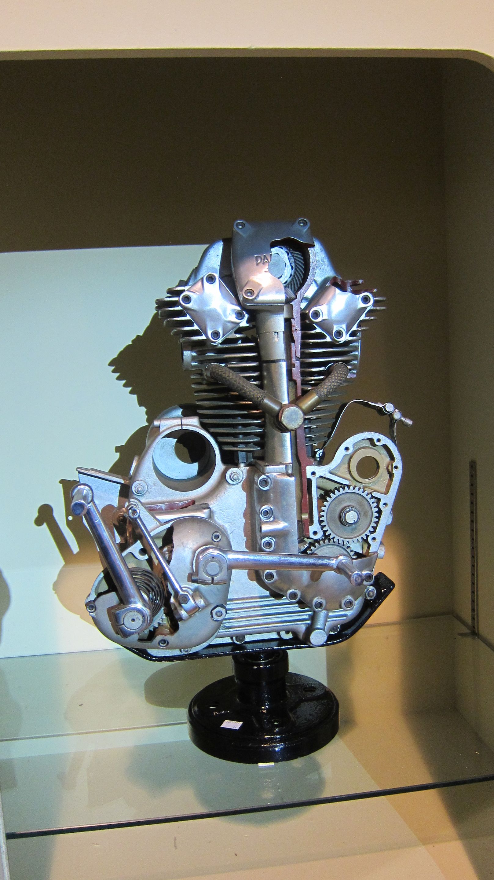 Bonhams Cars : A Moto Parilla OHC engine and gearbox cutaway