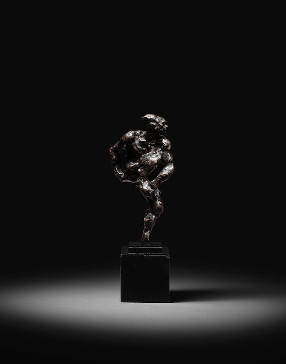 Bonhams : AUGUSTE RODIN (1840-1917) Nijinsky 17.6cm (6 15/16in). high ...