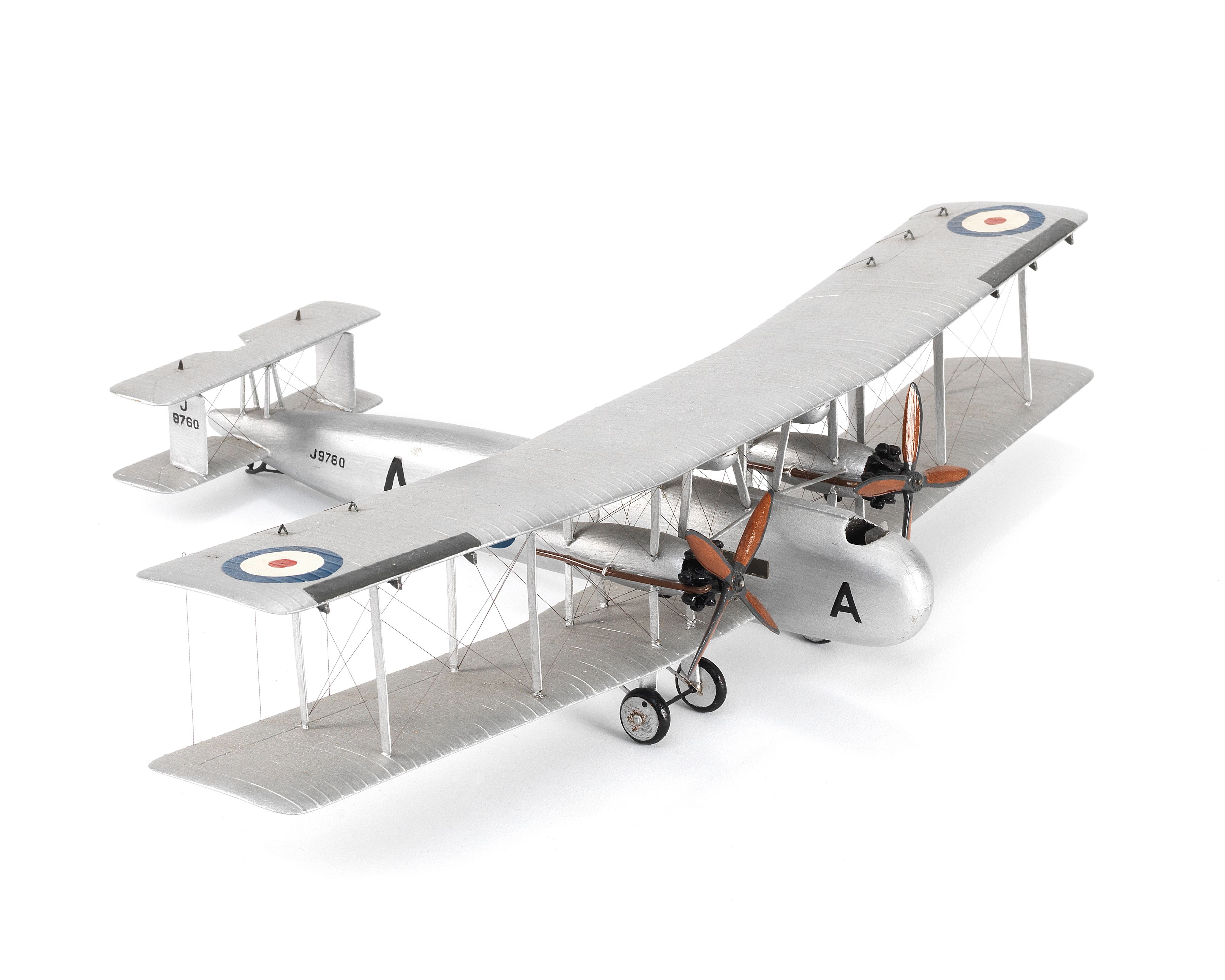 Bonhams Cars : Vickers Valentia Serial Passenger bi-plane by W.O Doylend 48.2cm (19in) wingspan