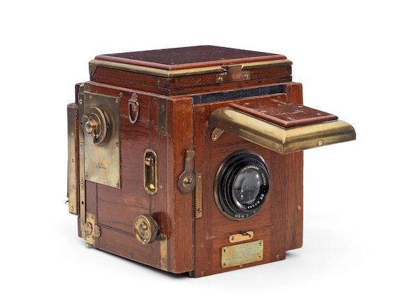 Bonhams : A Salex Quarter-Plate Tropical reflex Camera,