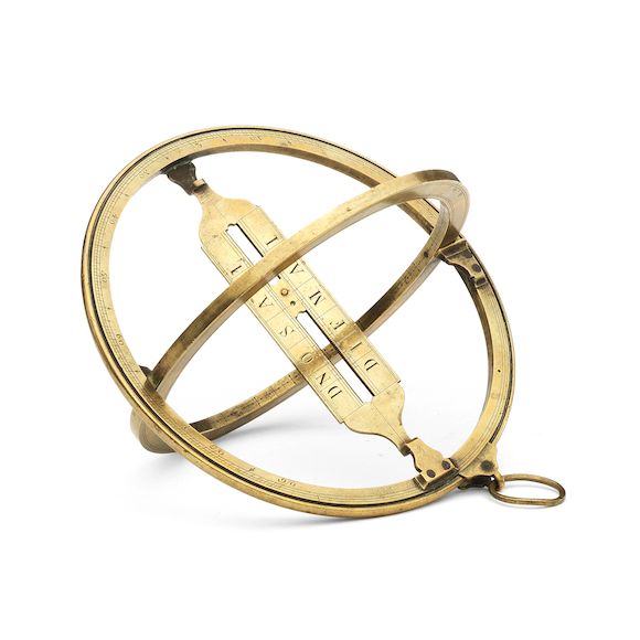 Bonhams : A John Gilbert Brass Universal Ring Dial, English, Mid 18th ...
