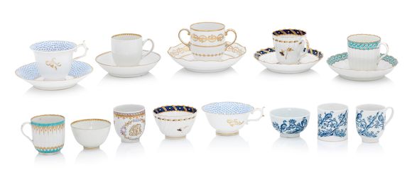 Bonhams : A collection of English teaware Late 18th/19th century