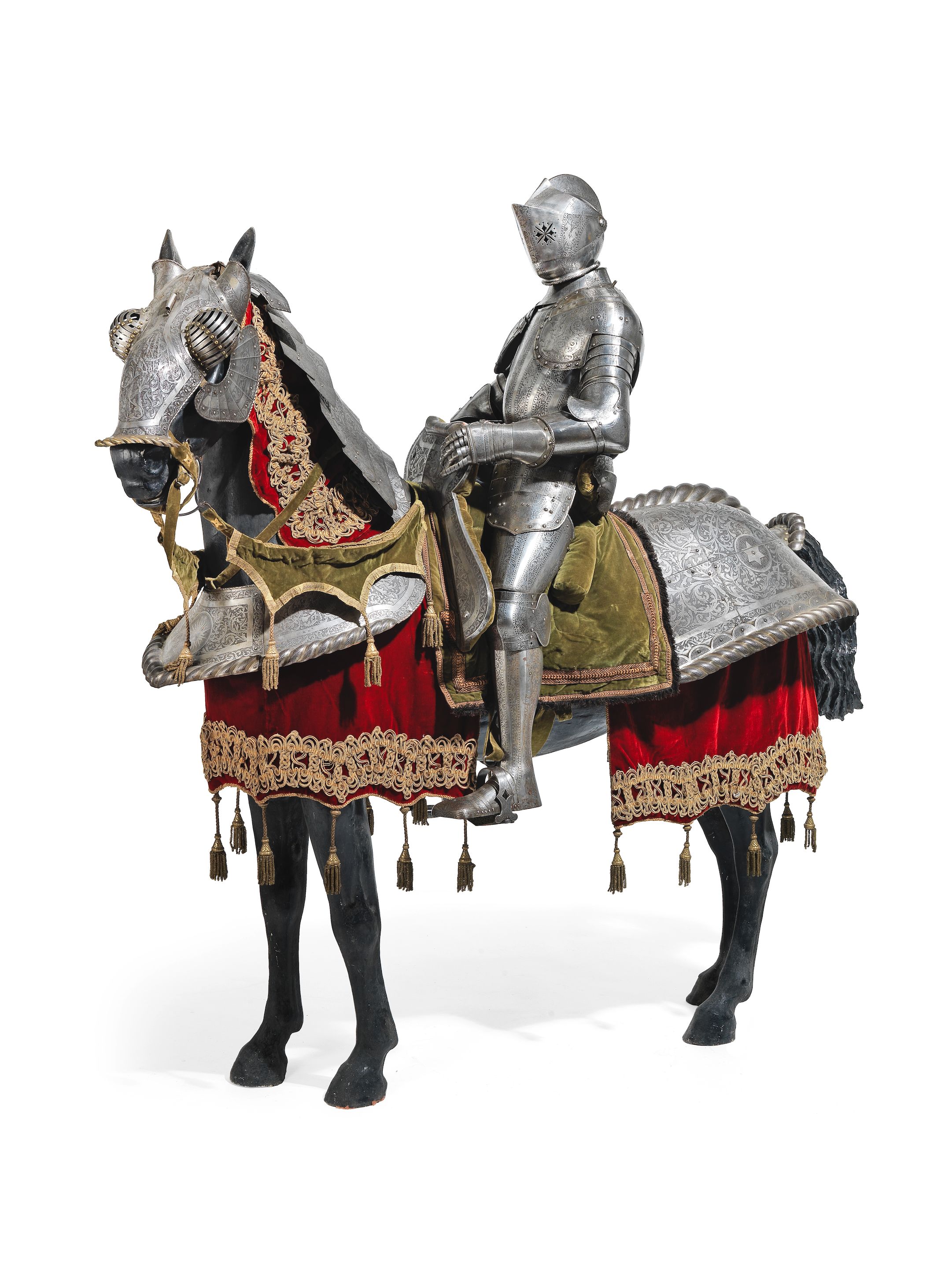 Bonhams : An Equestrian Full Armour For Man And Horse In Mid-Late 16th ...