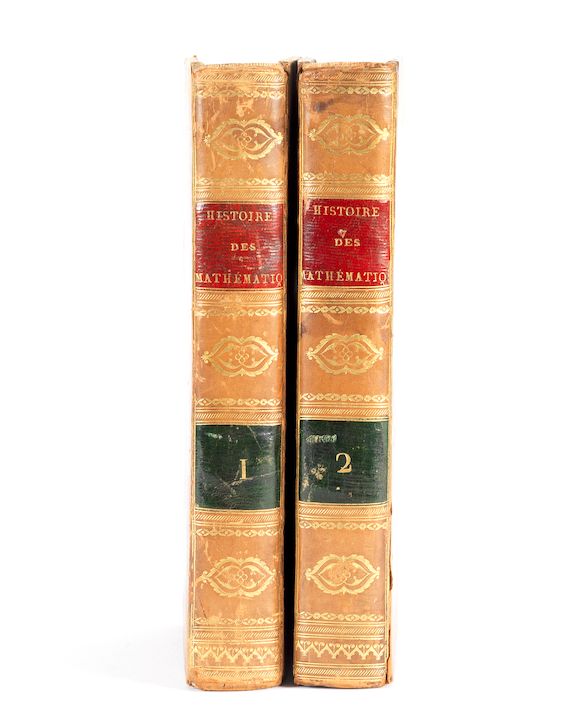 Bonhams : BOSSUT (CHARLES) Histoire générale des mathématiques depuis ...