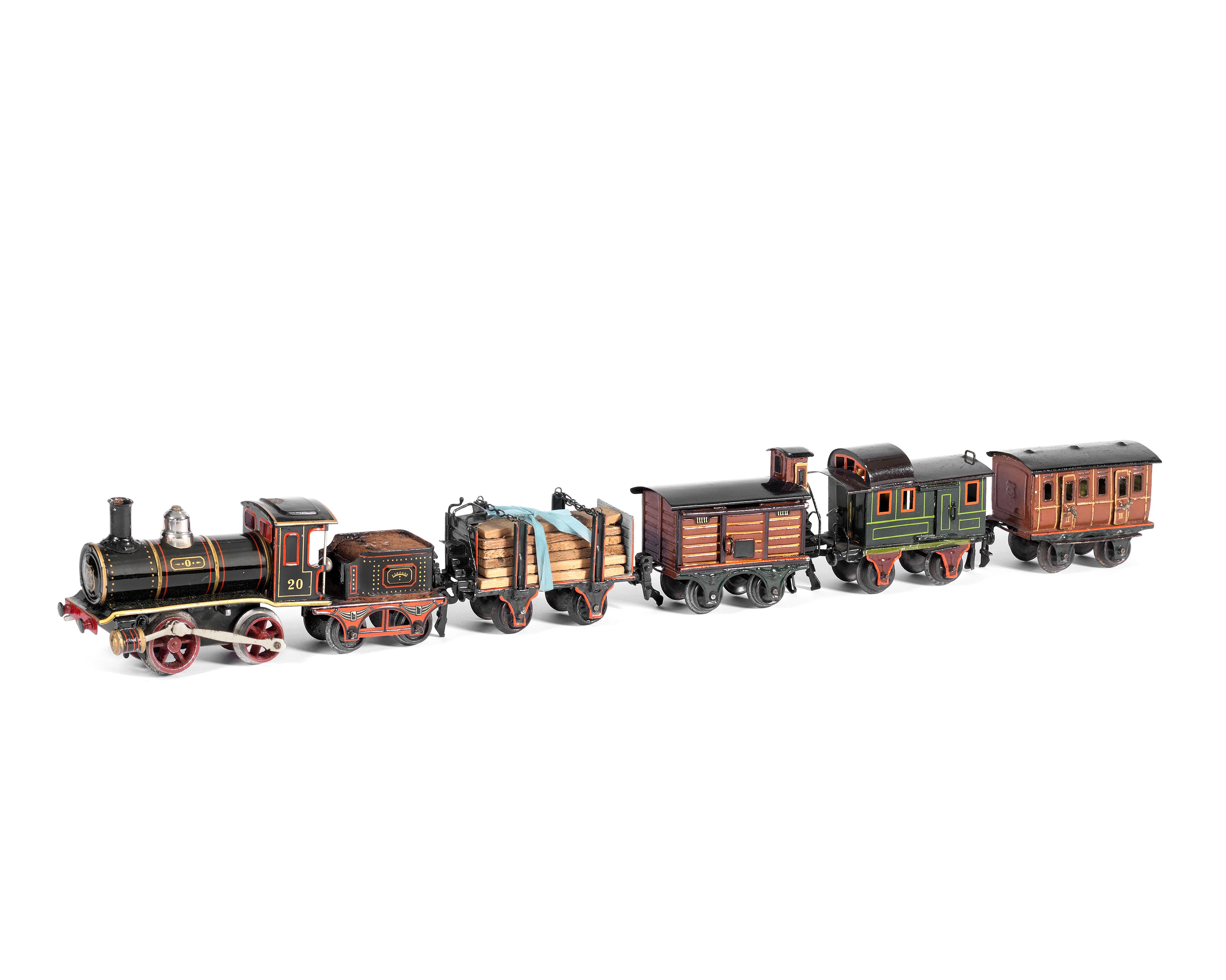 Bonhams Cars : MARKLIN 0 gauge locomotive and 4-wheel rolling stock ...