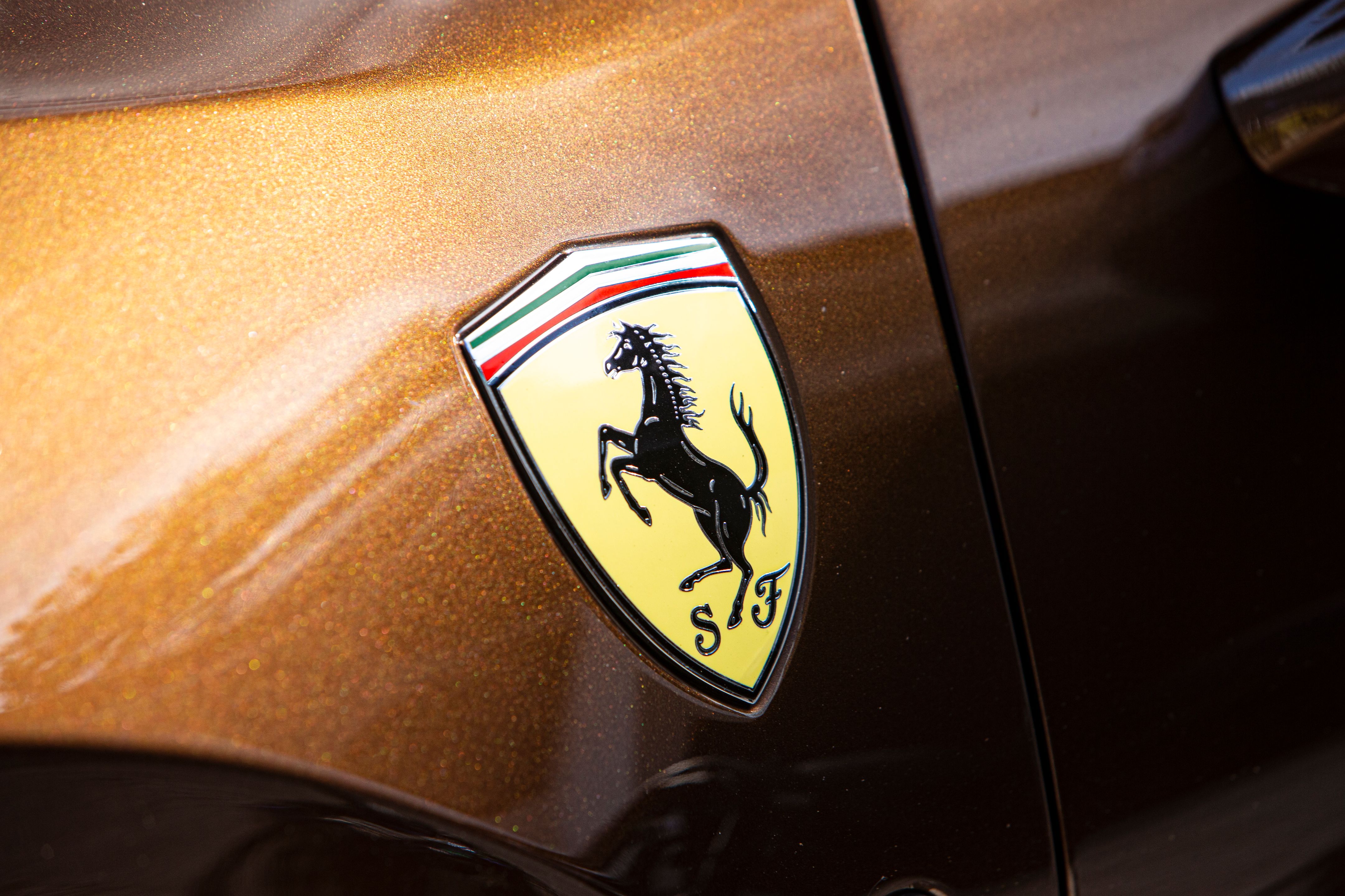 Ferrari Gold Logo