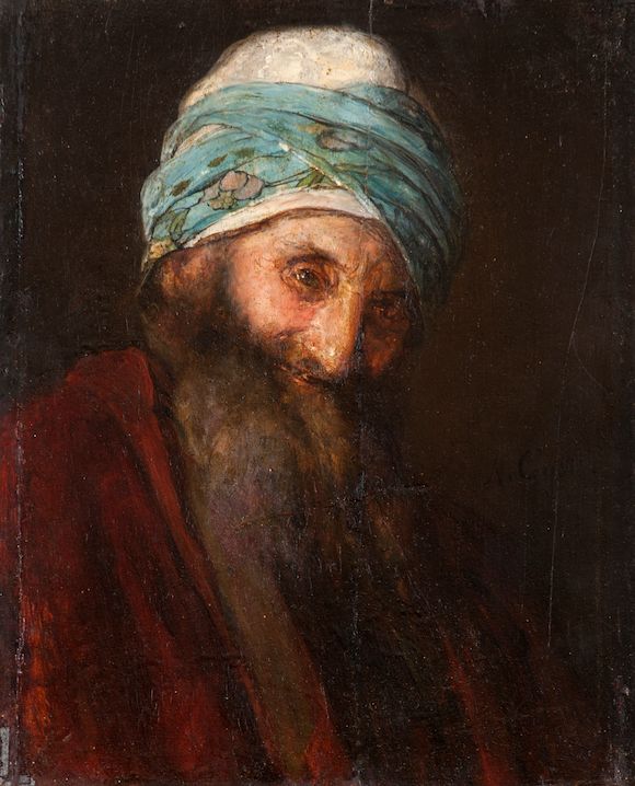 Bonhams : Nikolaos Gyzis (Greek, 1842-1901) Oriental man with beard 20 ...