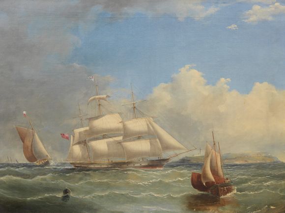 Bonhams : George Alexander Napier (British, 1823-1869) The Anchoria and ...
