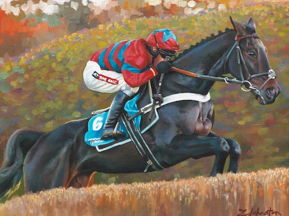 Bonhams : Zoe Johnston (British, born 1976) Racehorse - Sprinter Sacre