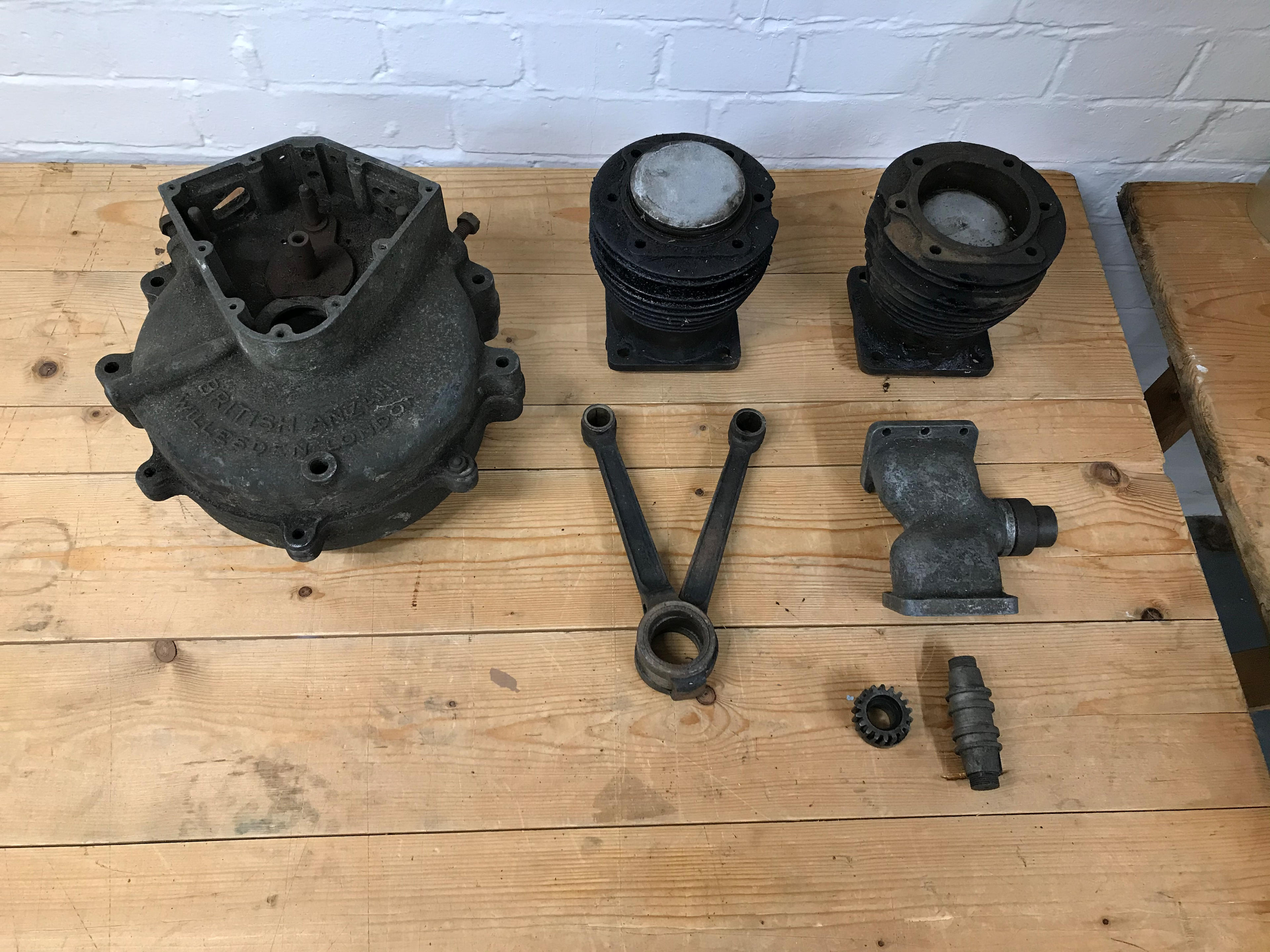 Bonhams Cars : A partially complete and dismantled British Anzani ...