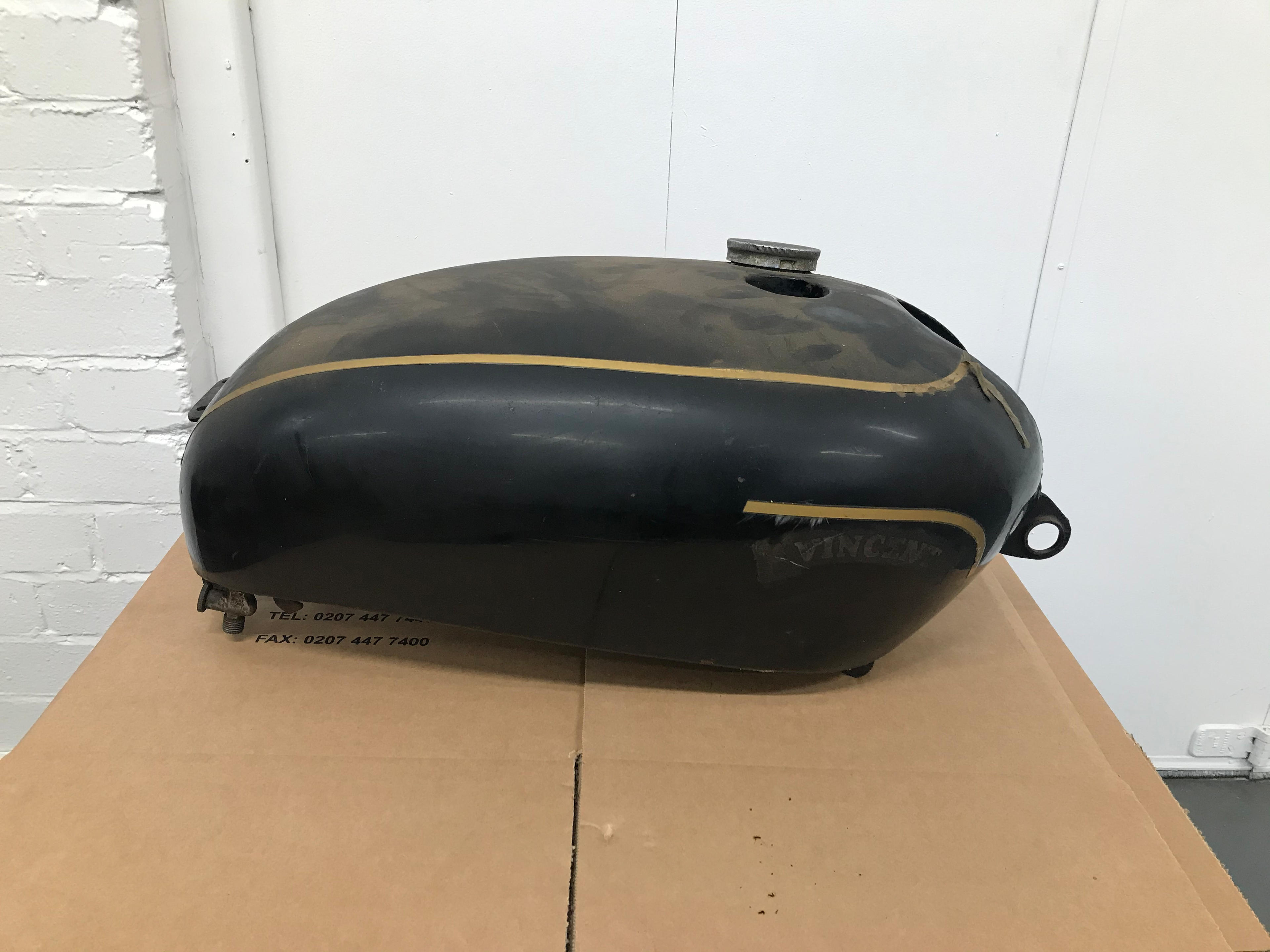 Bonhams Cars : A Vincent petrol tank