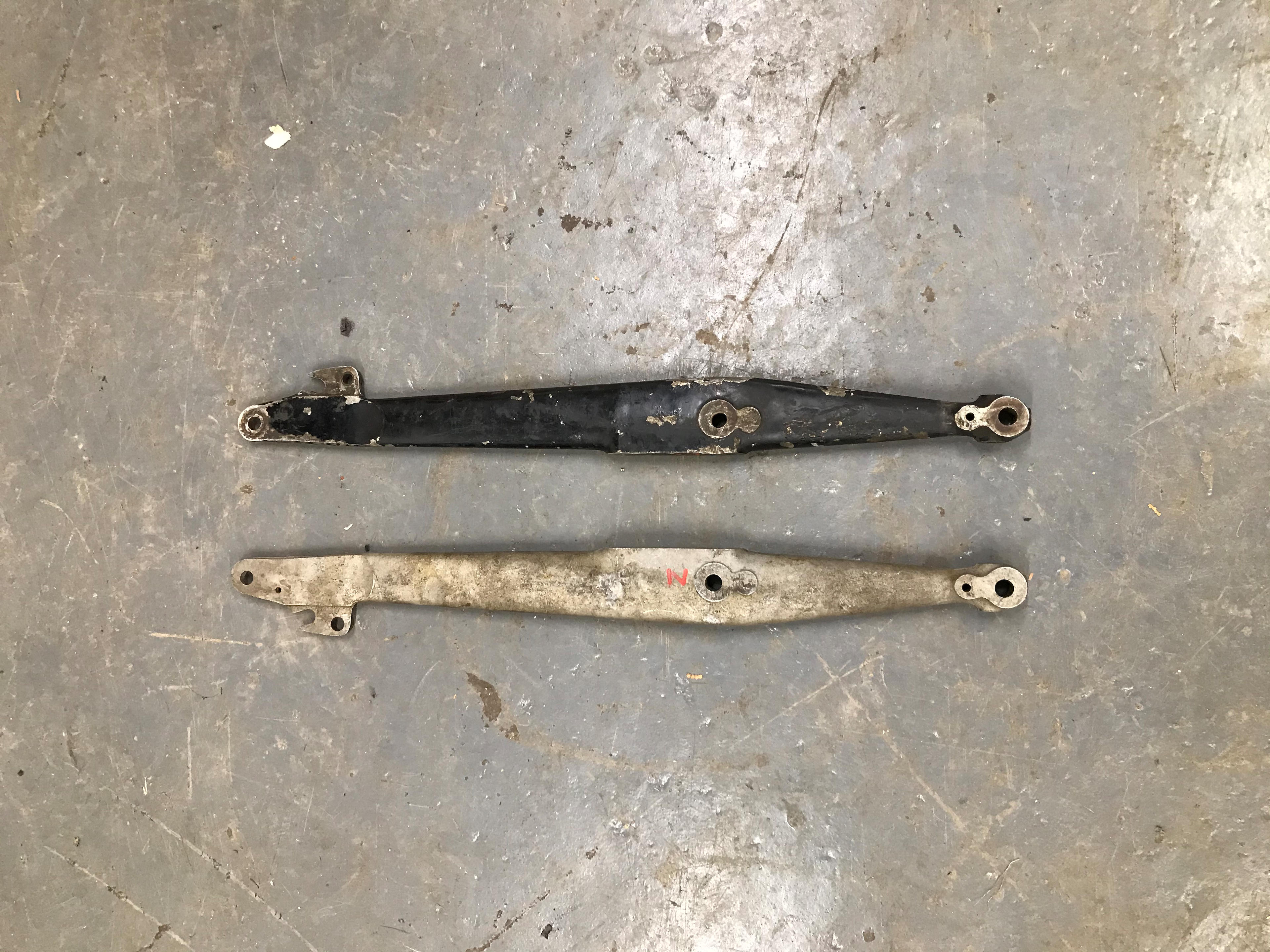 Bonhams Cars : A pair of girdraulic fork legs ((2))