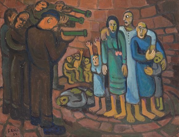 Bonhams : Samir Rafi (Egypt, 1926-2004) The 1948 Nakba