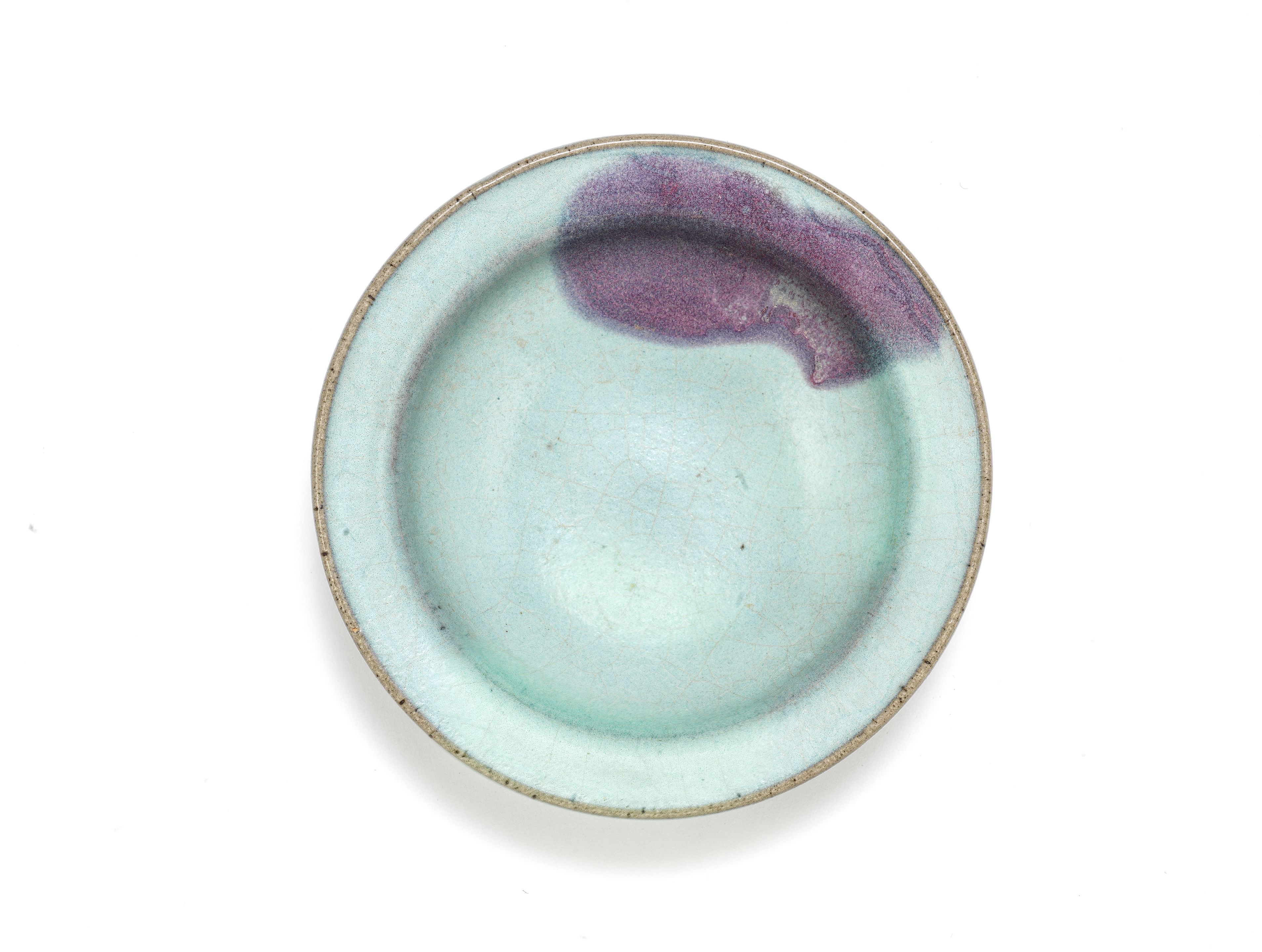 Bonhams : A Jun ware purple-splashed dish Yuan Dynasty