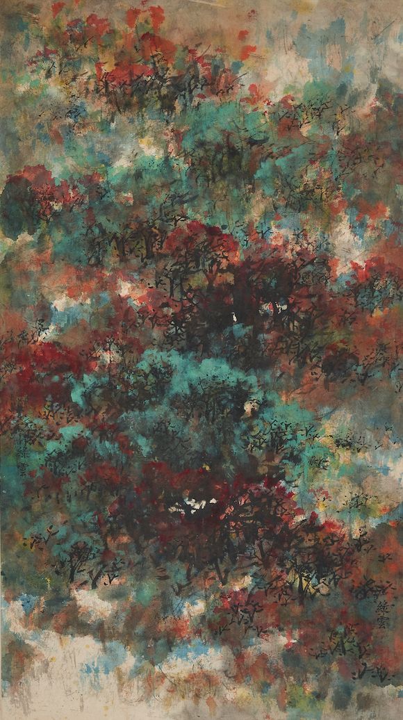 Bonhams : Irene Chou (Zhou Lüyun) (1924-2011) Untitled