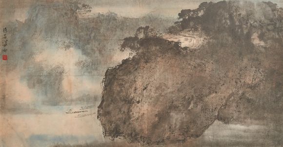 Bonhams : Yang Shanshen (1913-2004) Landscape