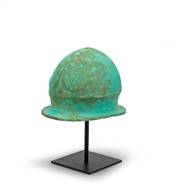 Bonhams : An Italic Negau type bronze helmet