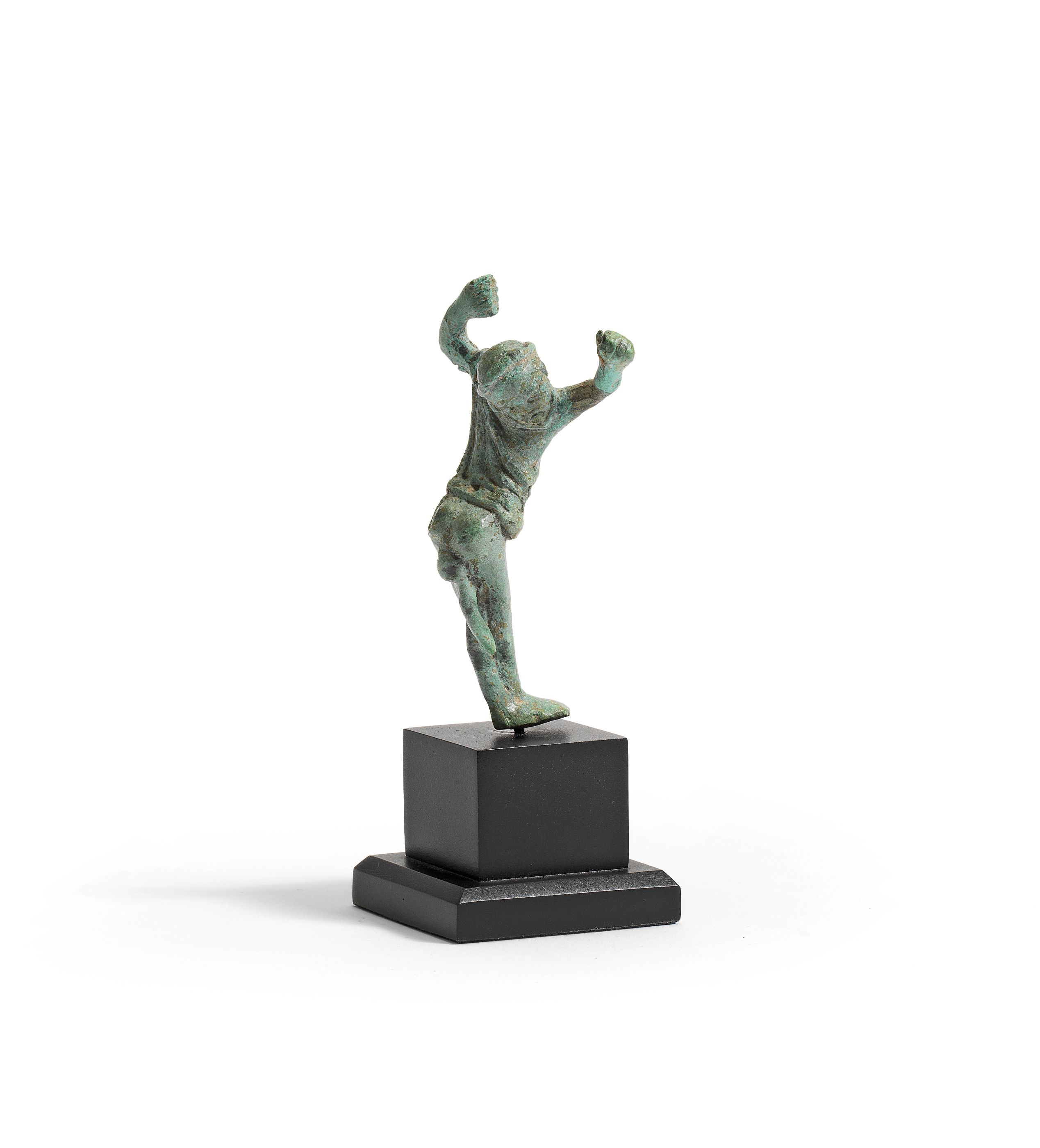 Bonhams : An Alexandrian bronze of a dancing grotesque or comic actor