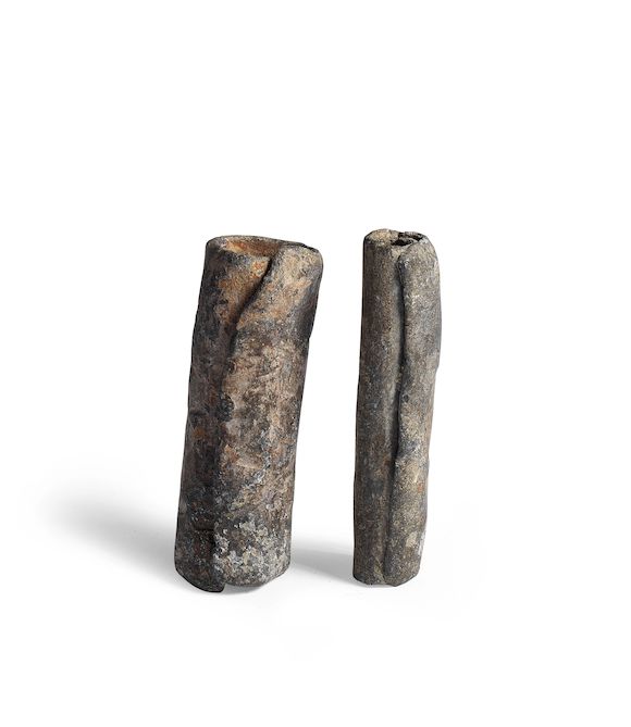 Bonhams : Two Roman lead curse tablets