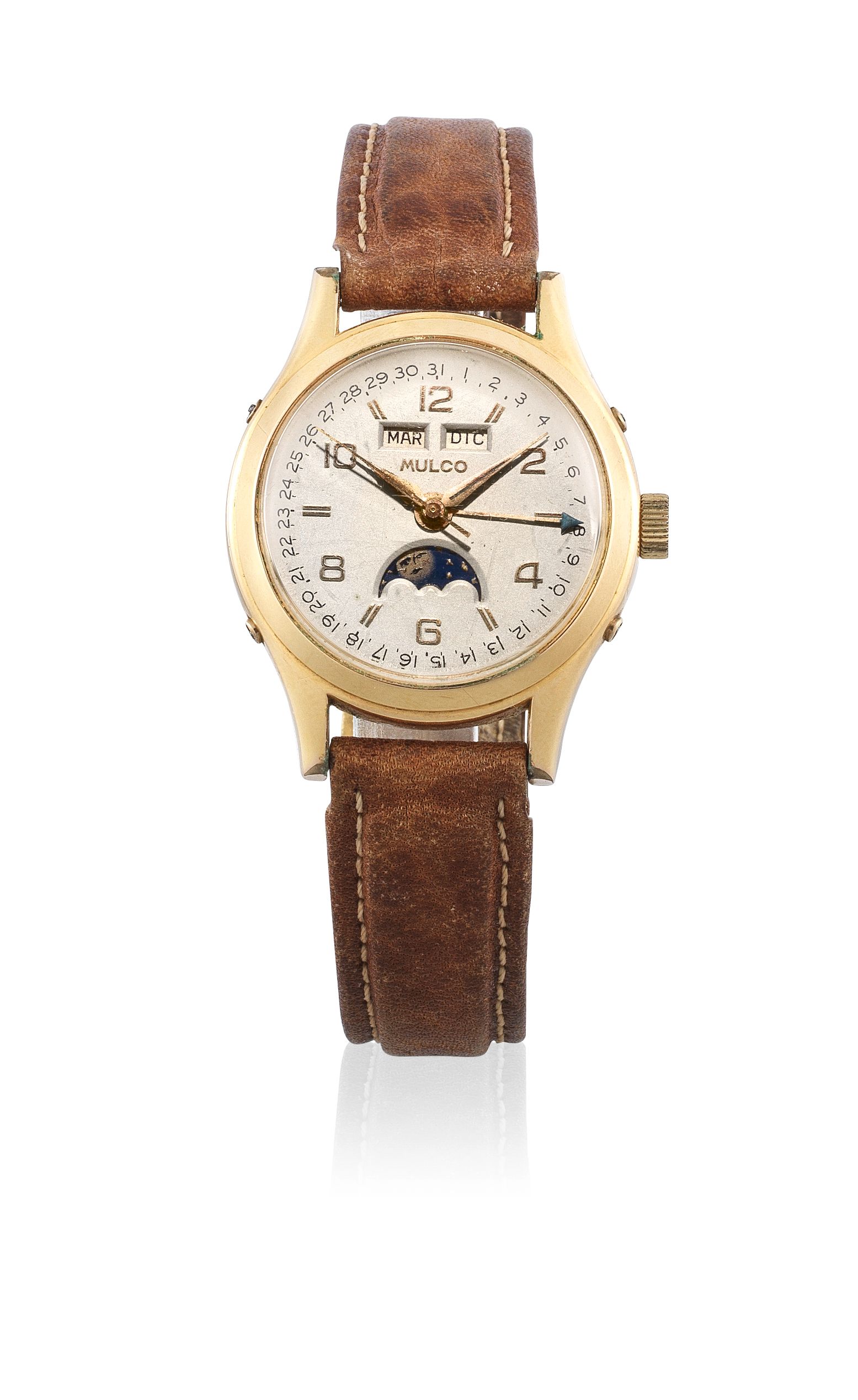 Bonhams : Mulco. A stainless steel and gold plated automatic triple ...