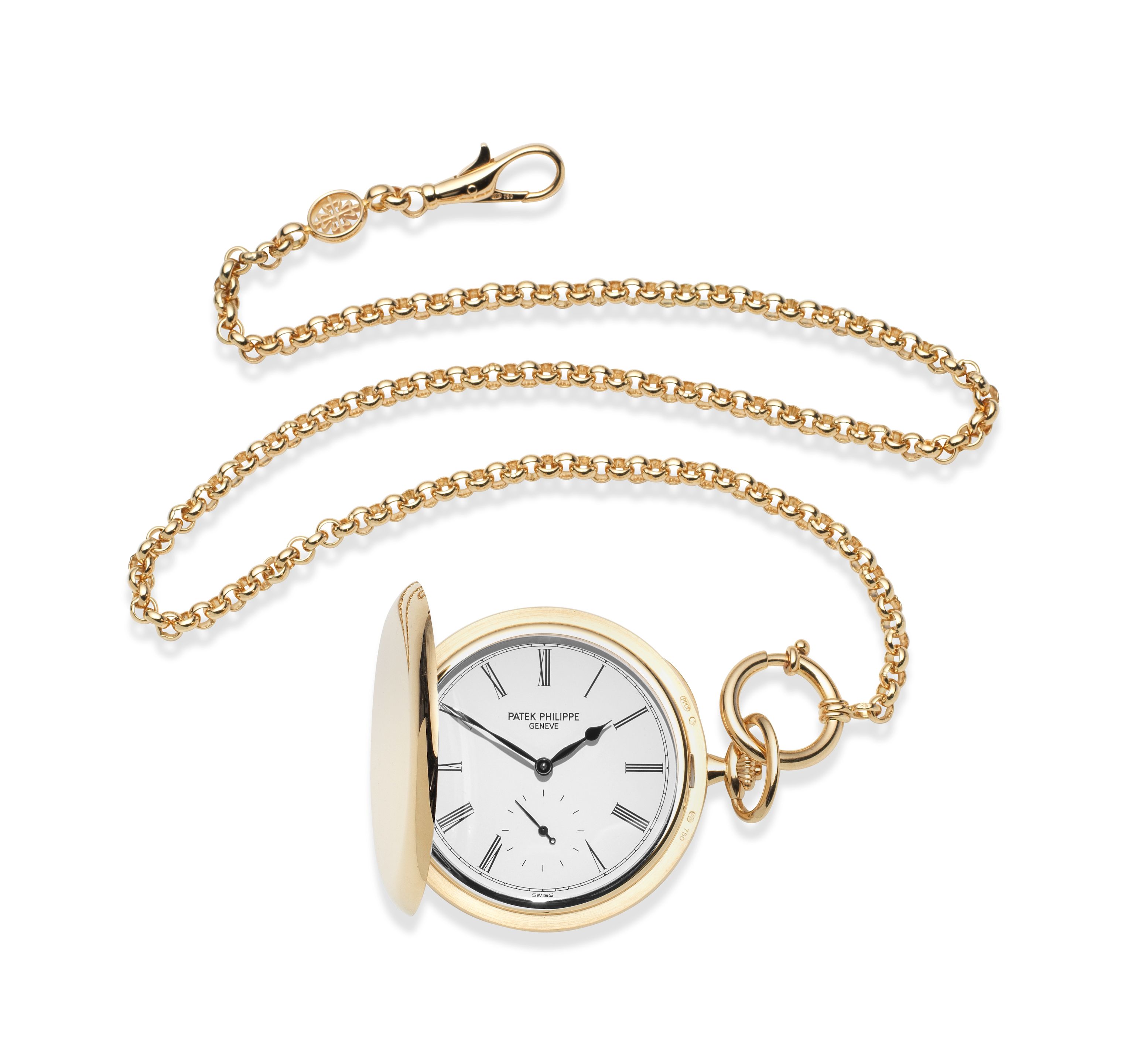 Bonhams : Patek Philippe. A fine 18K gold key wind full hunter pocket ...