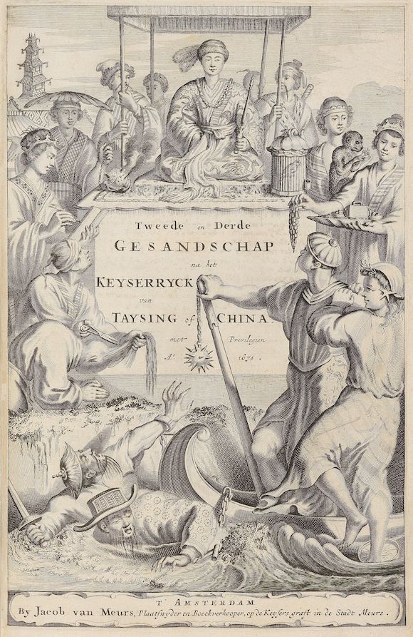 Bonhams : CHINA DAPPER (OLFERT) Gedenkwaerdig bedryf der Nederlandsche Oost-indische ...