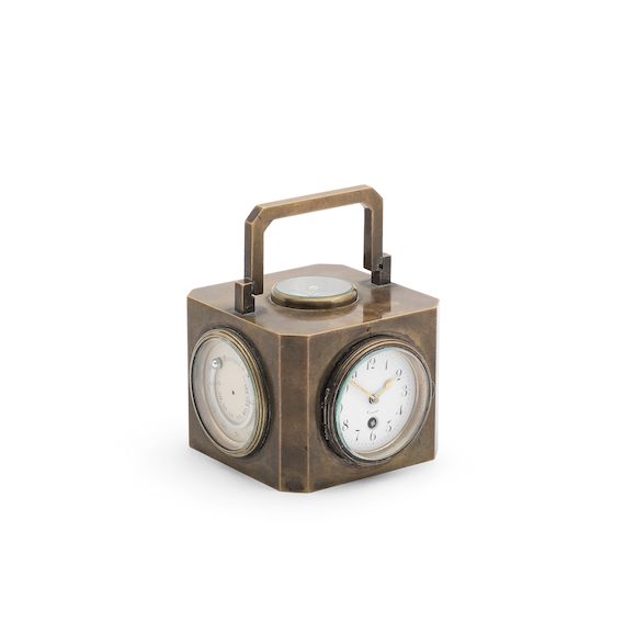 Bonhams : A late 19th century French brass compendium with original ...