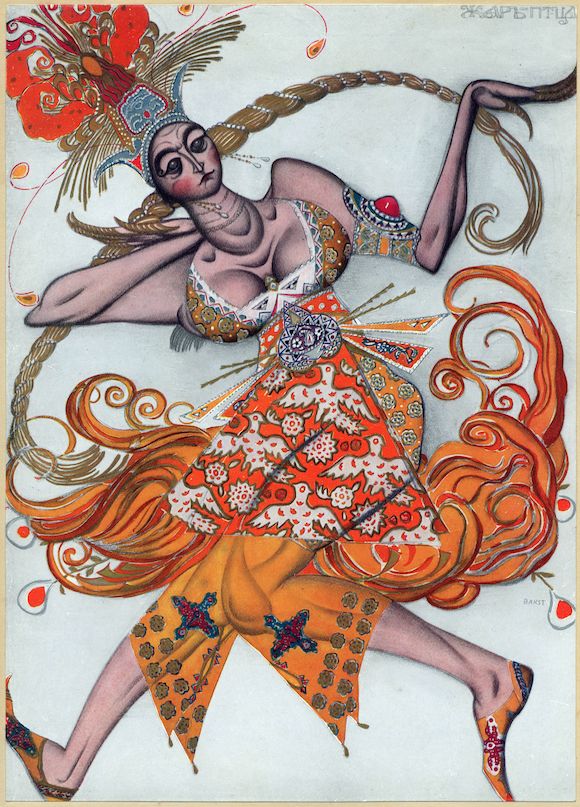 Bonhams : BAKST AND BALLETS RUSSES LEVINSON (ANDRÉ) Leon Bakst: The ...