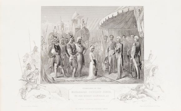 Bonhams : The surrender of Maharajah Duleep Singh to Sir Henry Hardinge ...