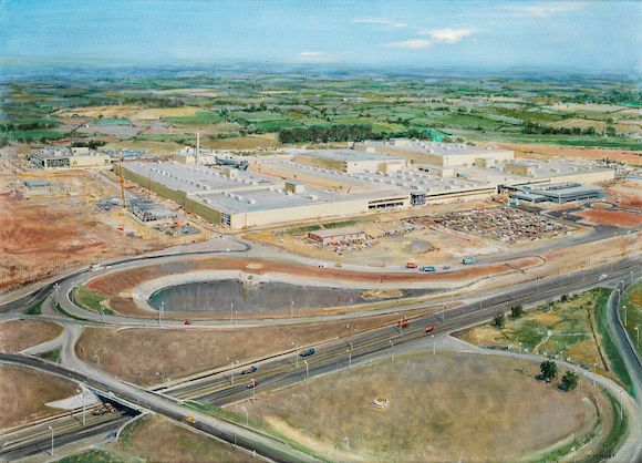 Bonhams : Terence Cuneo (British, 1907-1996) Toyota Factory, Burnaston