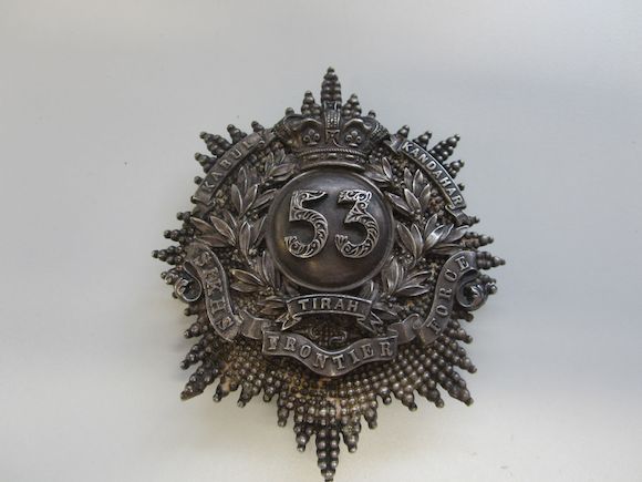 Bonhams : Indian Army, 53rd Sikhs (Frontier Force) Officer's Pouch Belt ...