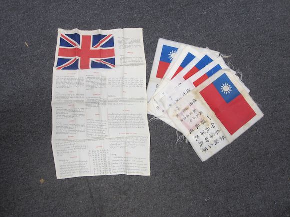 Bonhams : Royal Air Force WW2 Blood Chits (10),