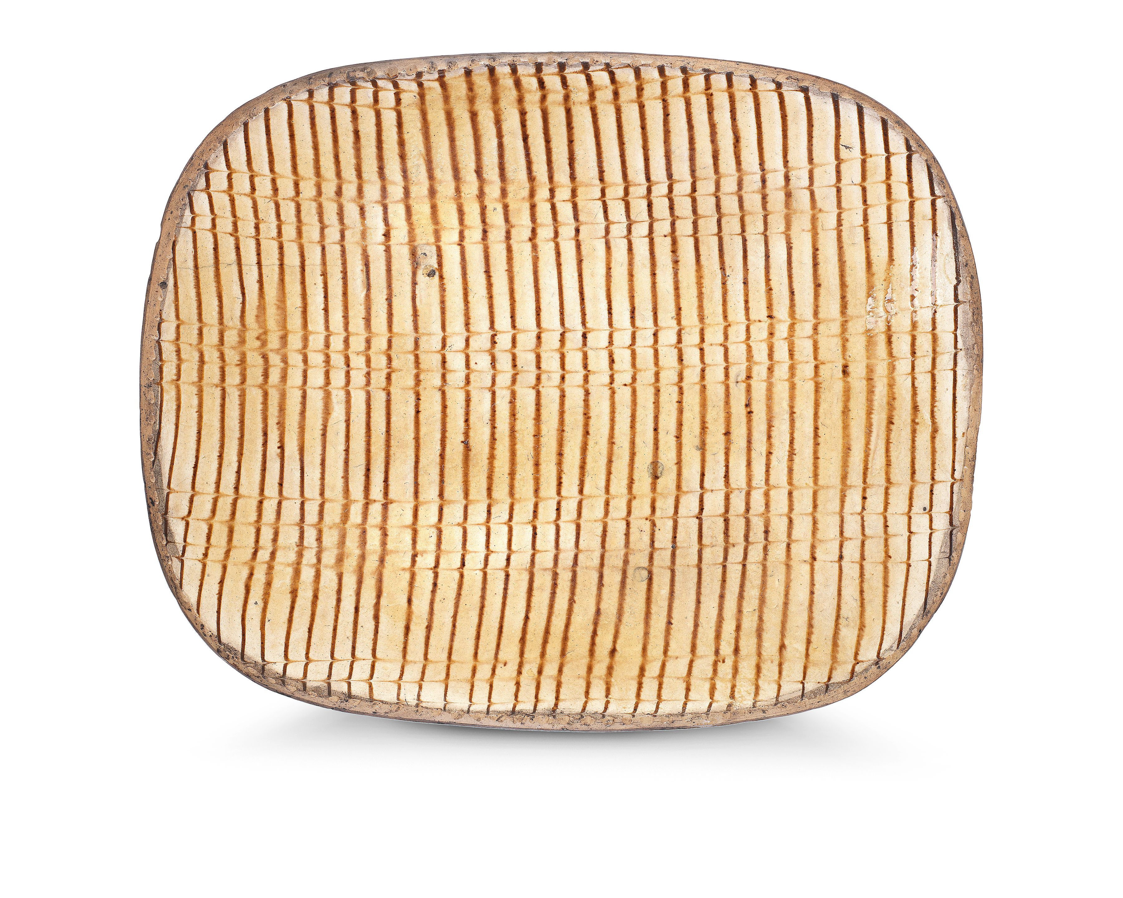 Bonhams : A slipware dish, 18th century