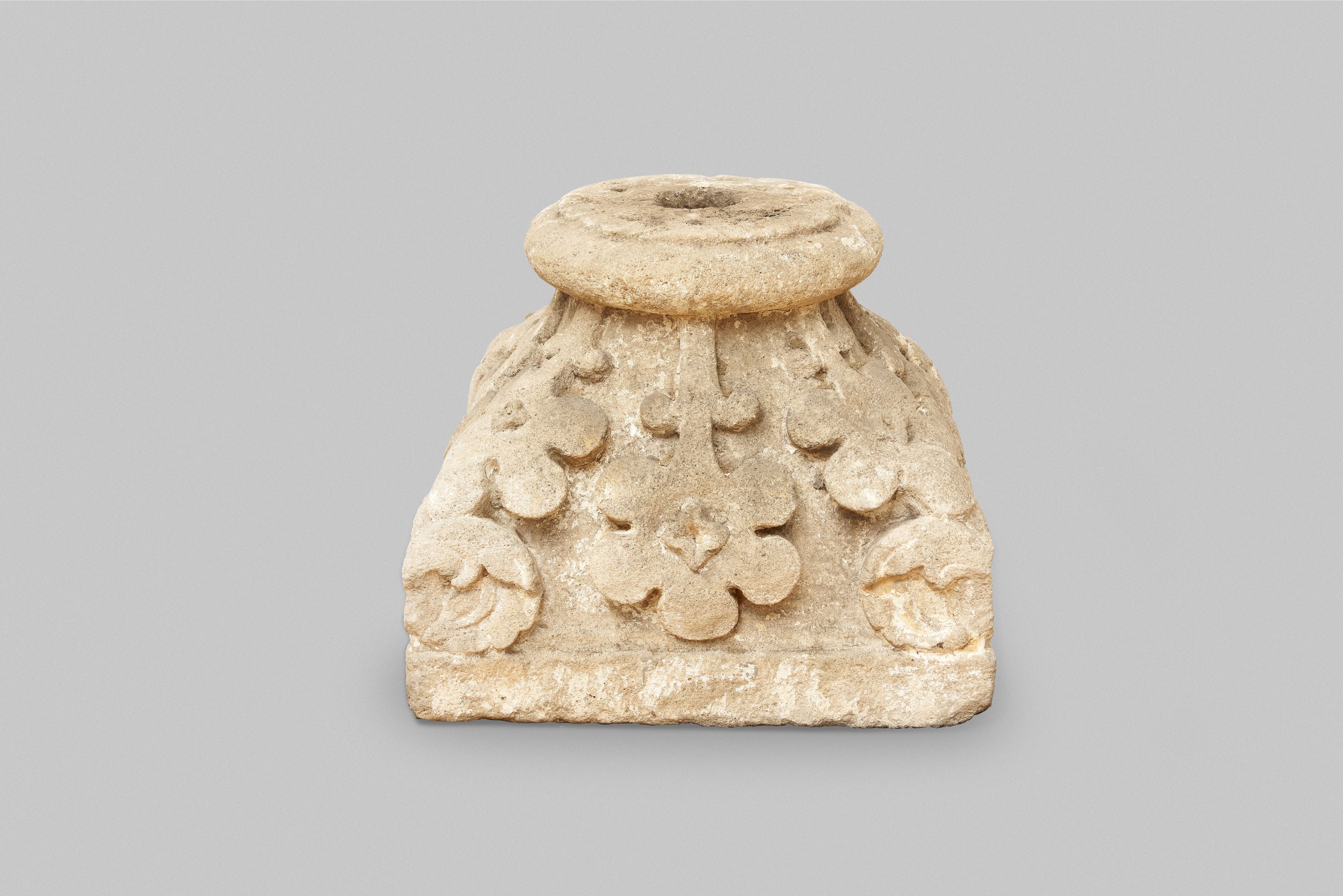 Bonhams : A pair of Gothic revival stone carved capitals