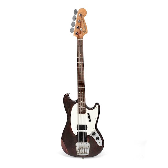 Bonhams : Status Quo: Alan Lancaster's Fender Mustang Bass Guitar, 1968,
