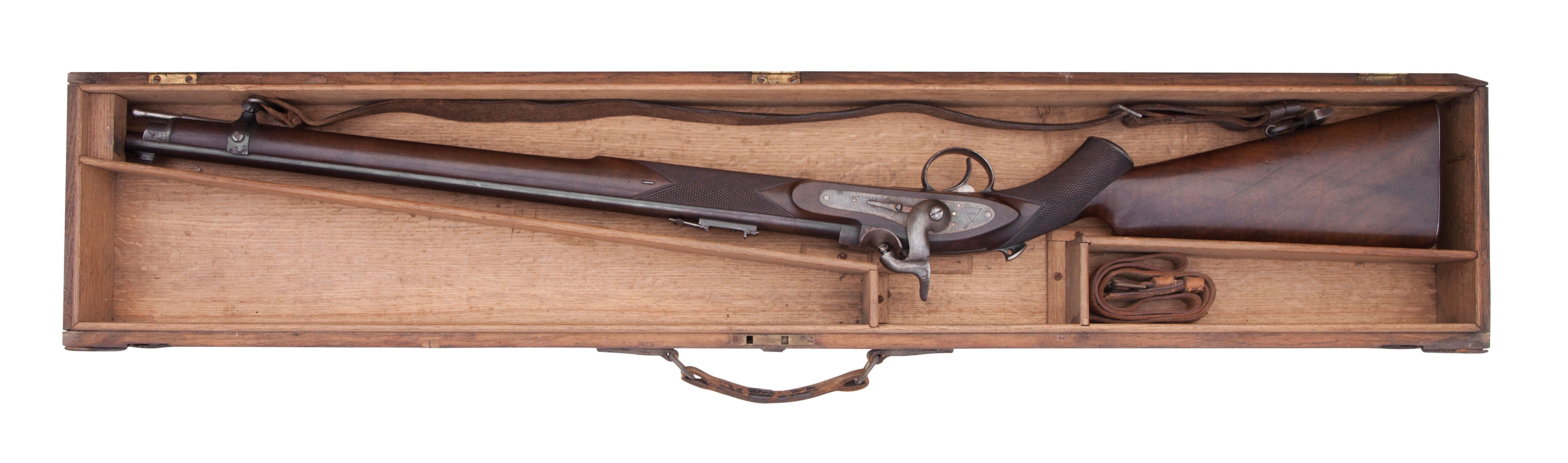 Bonhams : A Rare Cased .450 (52-Bore) Westley Richards Patent Breech ...