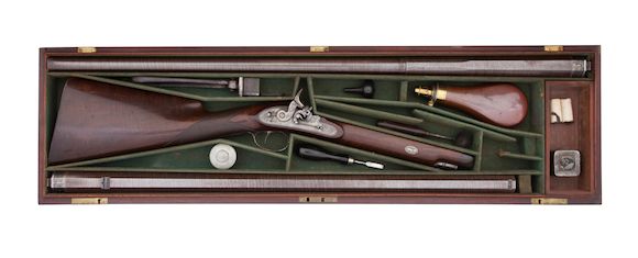 Bonhams : A Rare Cased .650 (16-Bore) Tubelock Sporting Rifle And 8 ...