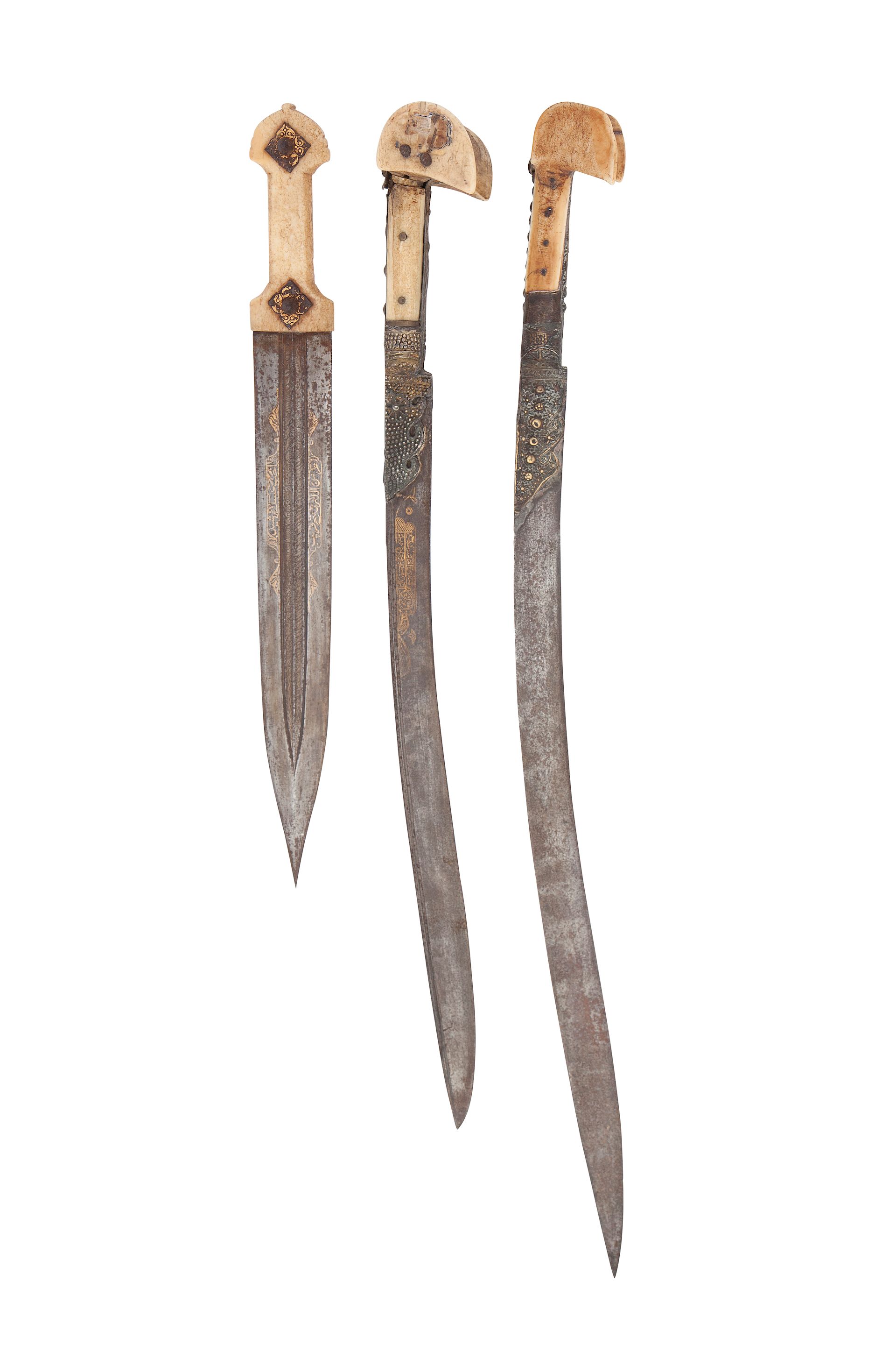 Bonhams : A Caucasian Kindjal, And Two Ottoman Turkish Yataghans (3)