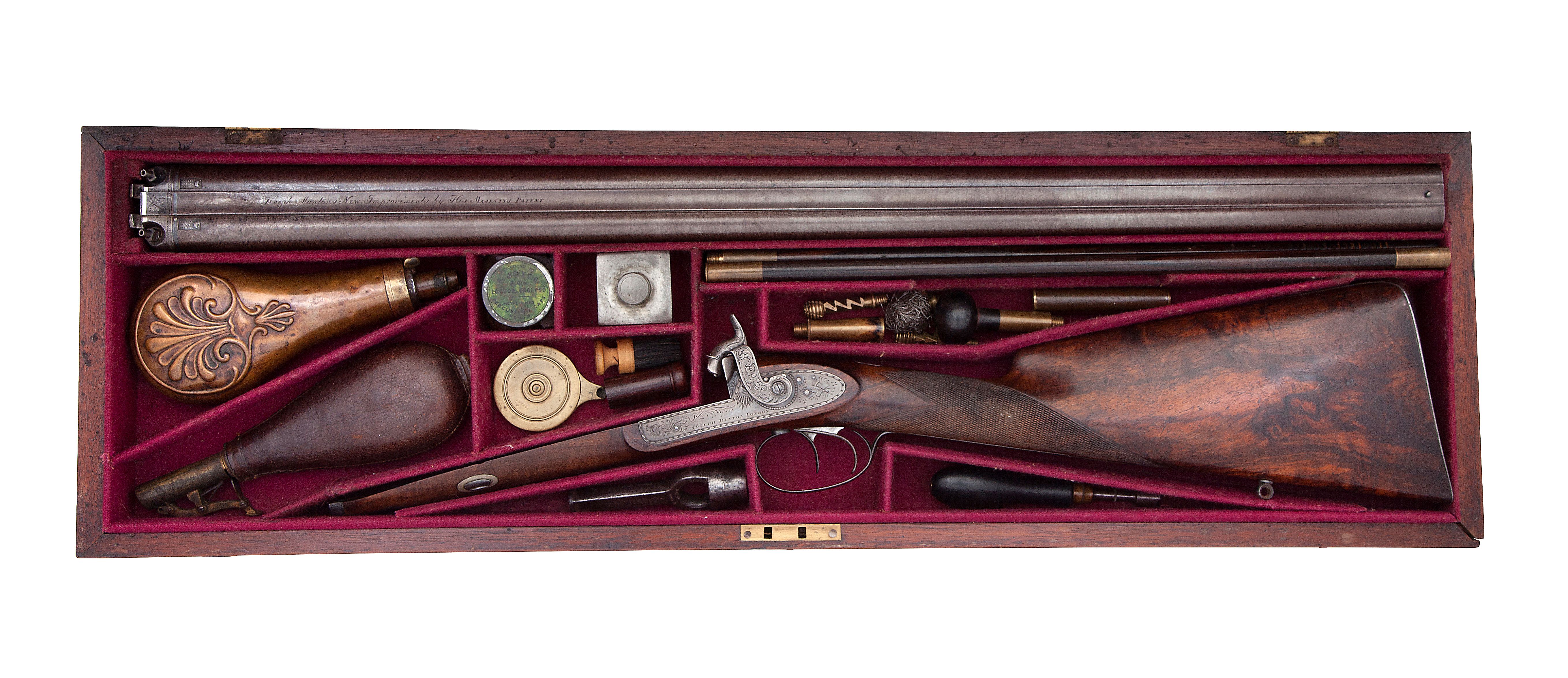 Circular Sykes percussion cap dispenser - auctions & price archive