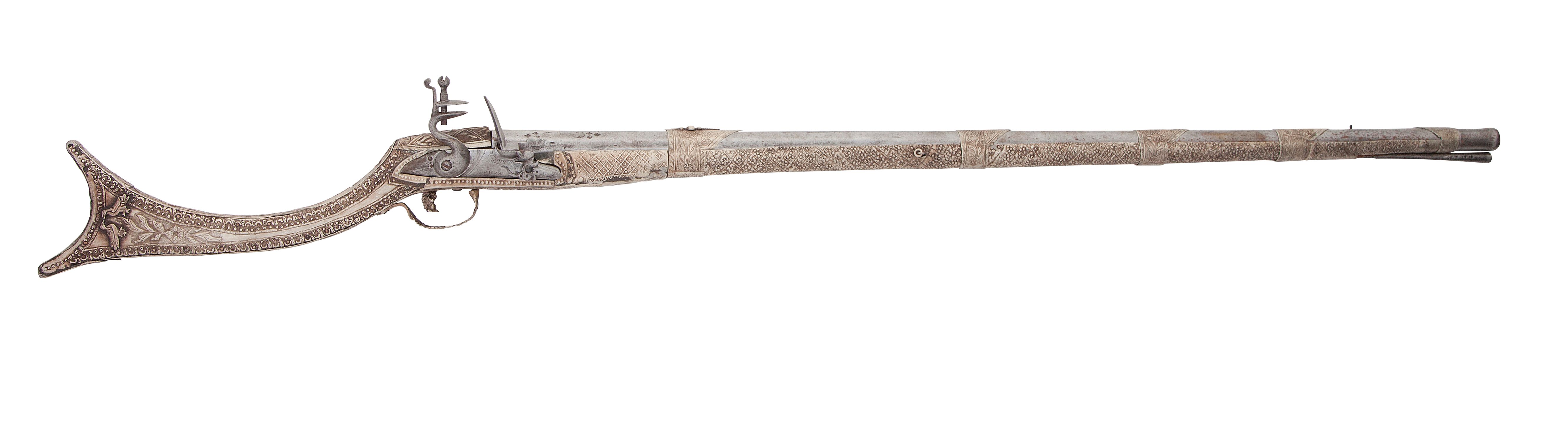 A Balkan 14-Bore Miquelet-Lock Gun (Kariofili) Mid-19th Century ...