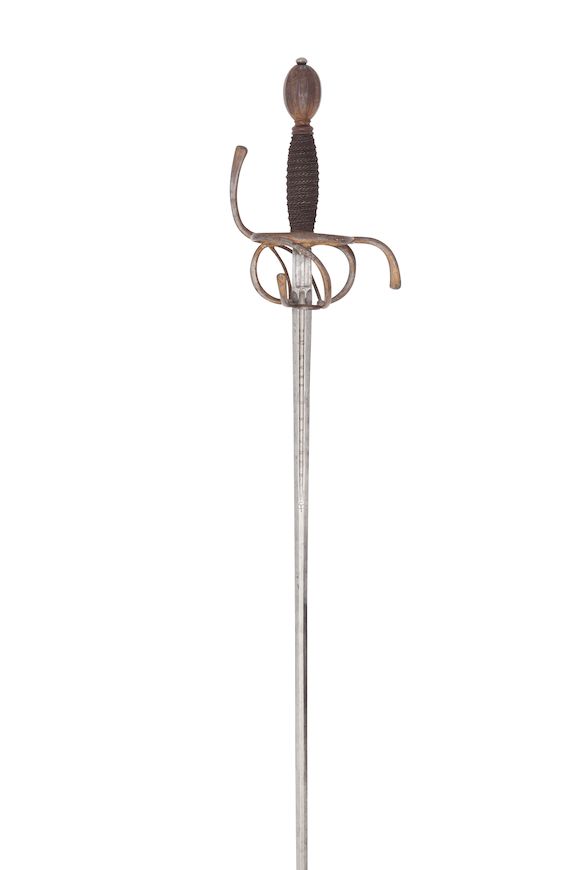 Bonhams : A Fine North European Rapier With Gilt Swept-Hilt