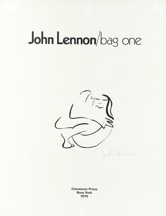 Bonhams : John Lennon: A Full Set Of Bag One Lithographs, in vinyl ...