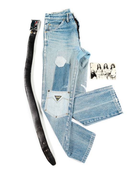 Bonhams : Status Quo: Alan Lancaster's Stage Jeans, Belt and Jacket ...
