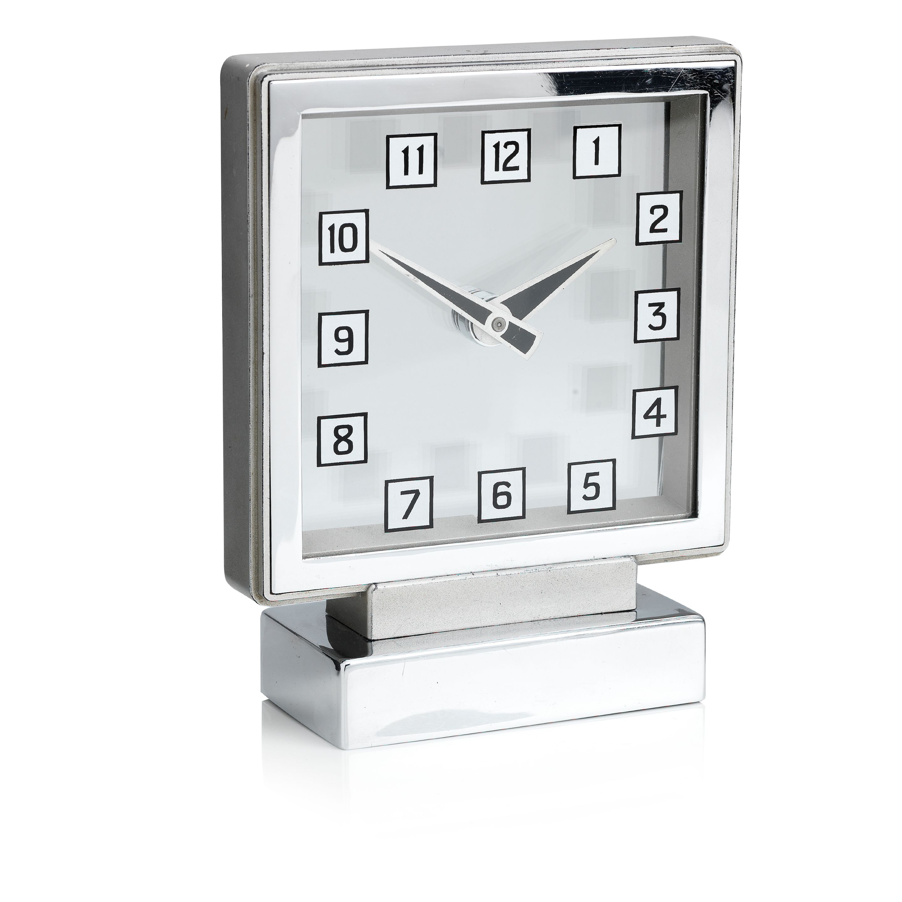 Bonhams : A mid 20th century chrome plated electric mystery clock ...